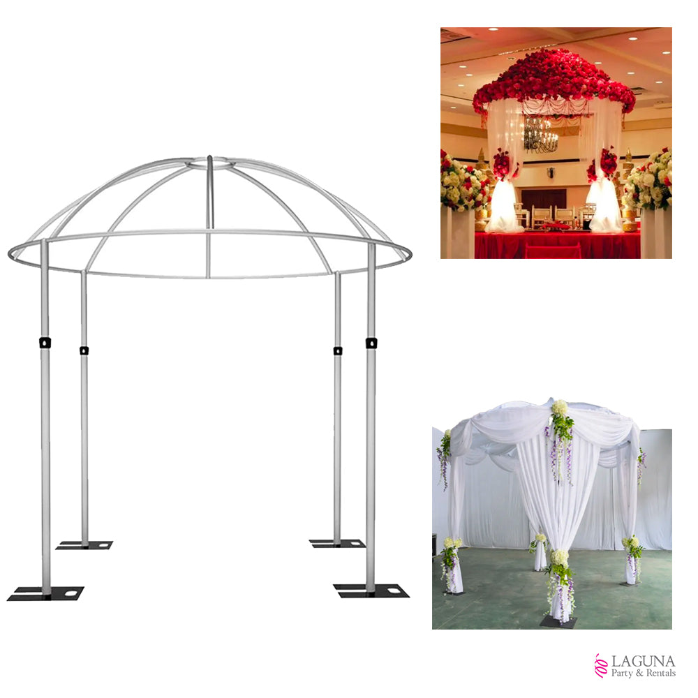 10 Ft Dome Pipe & Drape – Event Canopy Rental