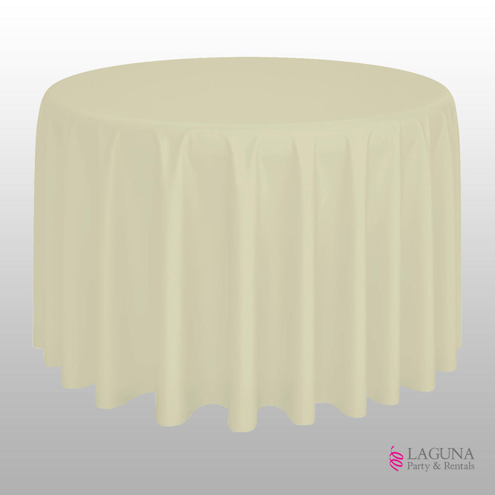 120 Round Ivory Tablecover | Classic Wedding Linen