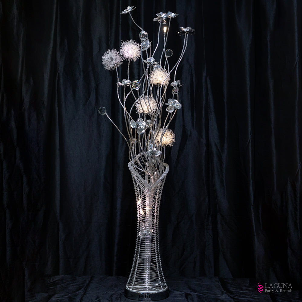 Silver Spiral Tree Branches – Decor Set of 2