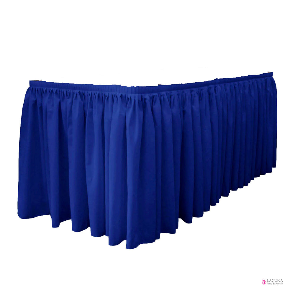 Table Skirt, Linen, Royal Blue, 13 ft. – lagunapartyandrentals