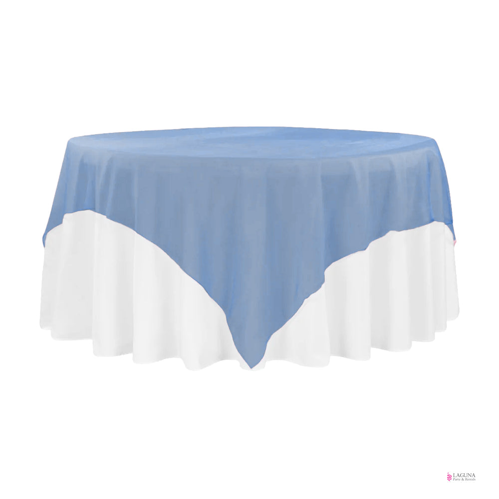 Table Overlay, Organza, Royal Blue – lagunapartyandrentals