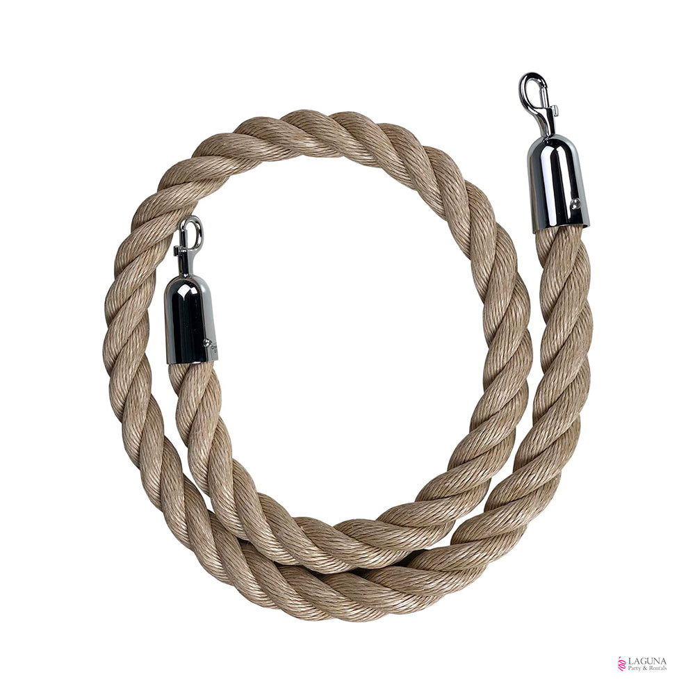 Natural Event Rope – Crowd Barrier Rental